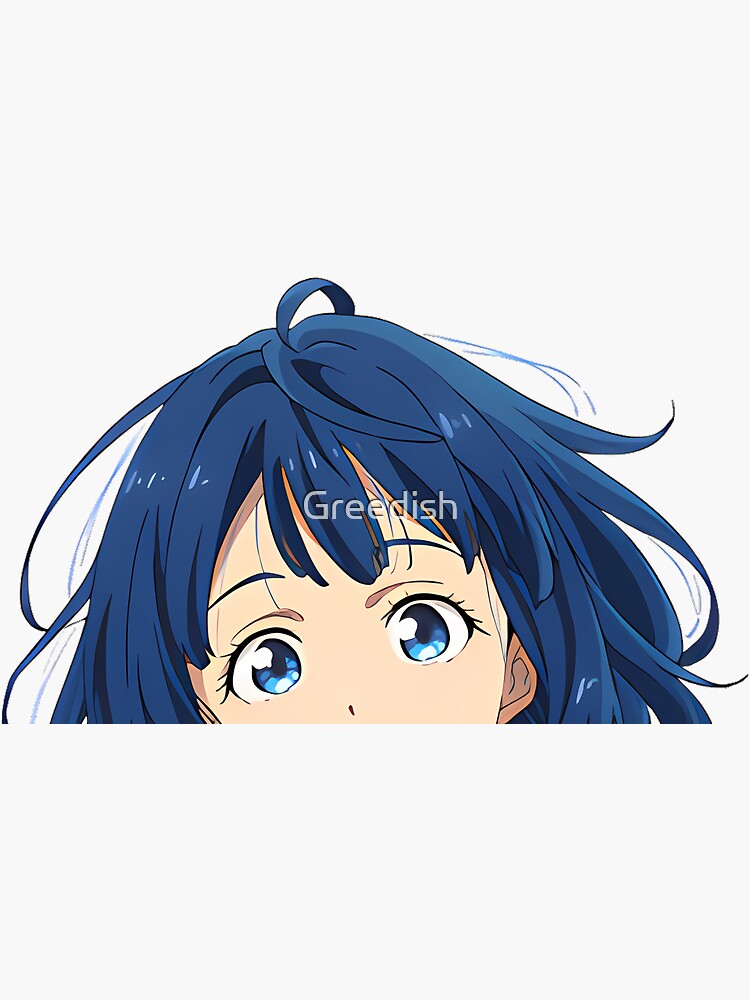 "Anna Yanami Peeker" Sticker for Sale by Greedish | Redbubble