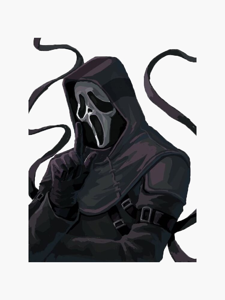 "ghostface" Sticker for Sale by MichelPoulain | Redbubble