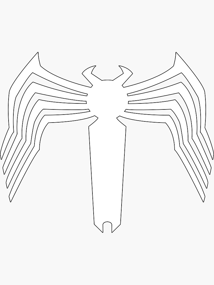 "Symbiote Logo" Sticker for Sale by gardnerpardner | Redbubble