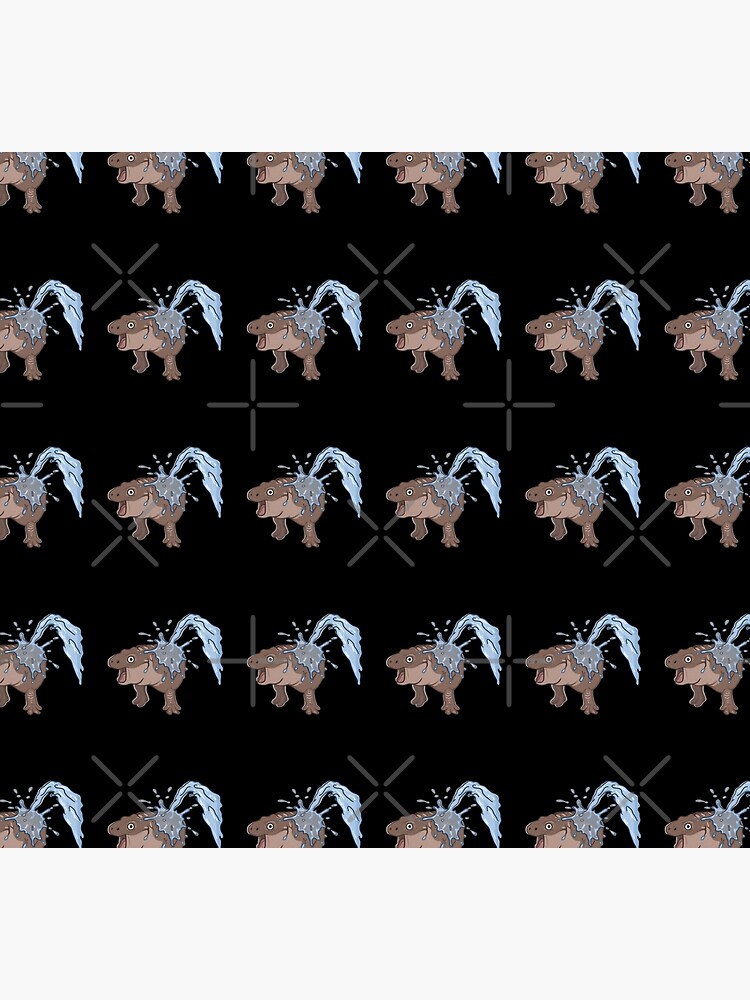 "Moo Deng the Hippo Gets Clean" Socks for Sale by savecloth | Redbubble