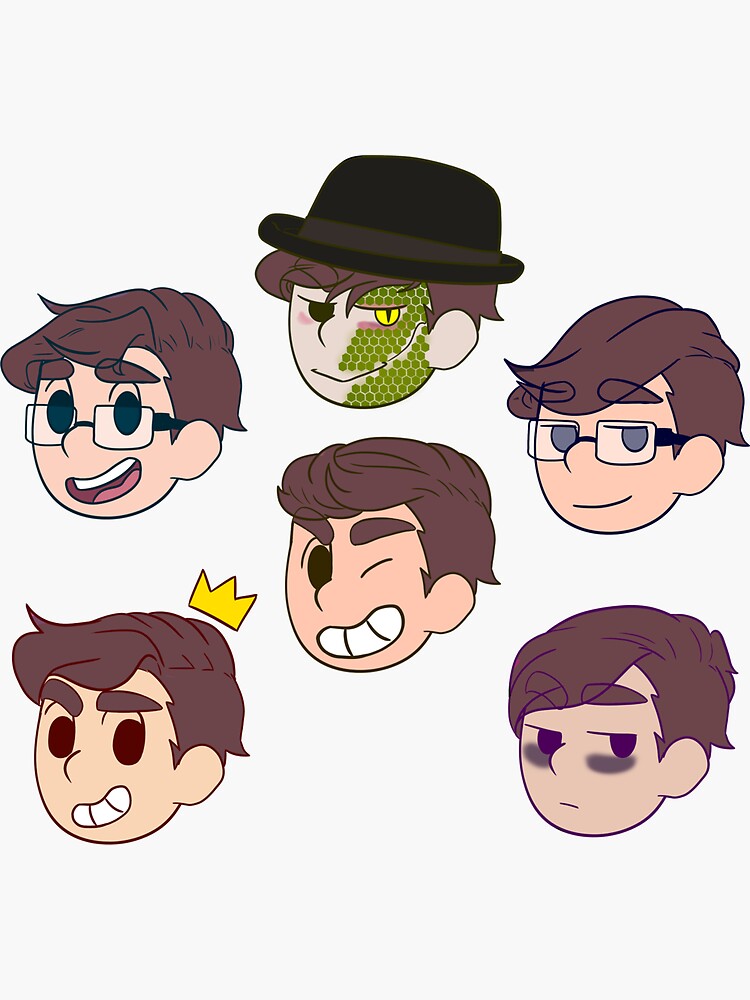 "Sander points! - brown set (stickers)" Sticker for Sale by Deep-in ...