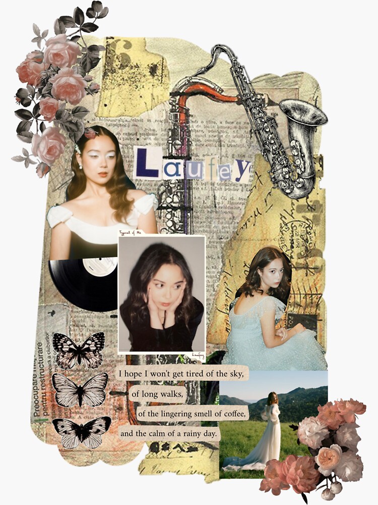 "LAUFEY SCRAPBOOK STYLE DESIGN" Sticker for Sale by TwistedPlay | Redbubble