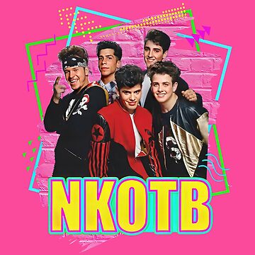 "NKOTB - NEON" Sticker for Sale by Chaya Reid | Redbubble