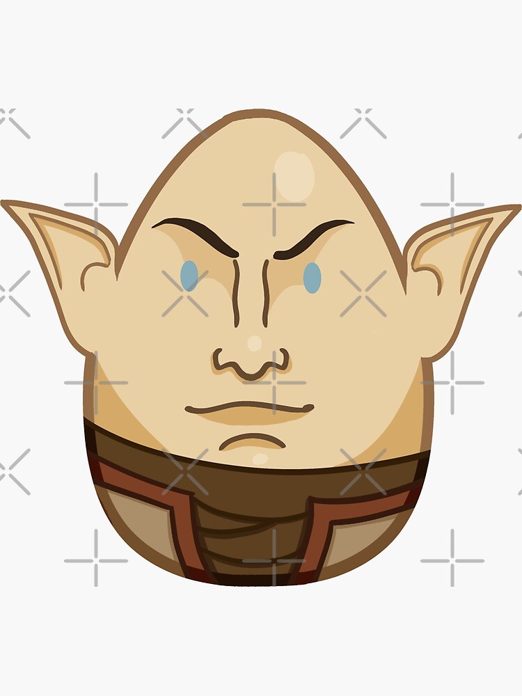 "Solas - The Dread Egg - Dragon Age" Sticker for Sale by Beware-Dragons ...