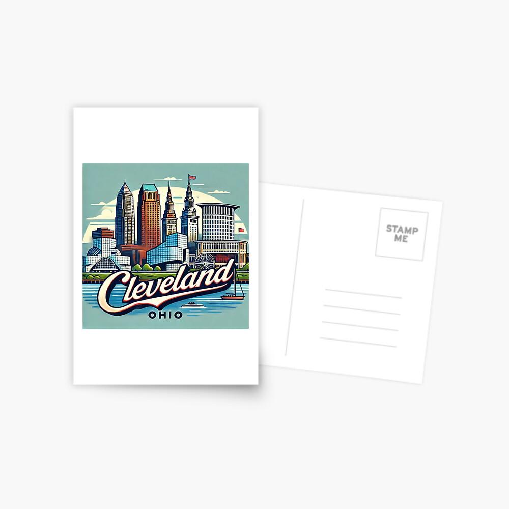 "Cleveland, Ohio" Sticker for Sale by OhioApparel | Redbubble