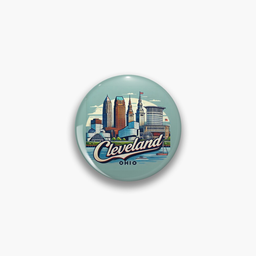"Cleveland, Ohio" Sticker for Sale by OhioApparel | Redbubble