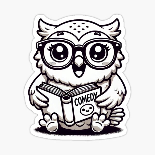 Búho Lector Clipart En Blanco Y Negro Texto De Pedagogía Del Búho,