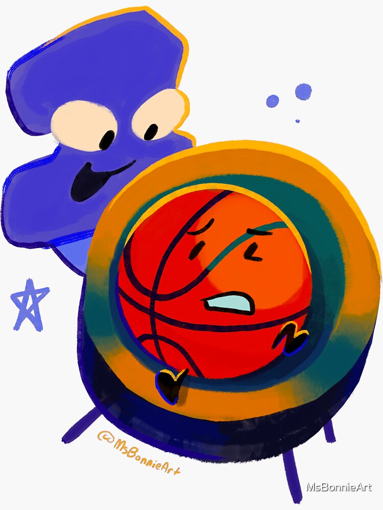 "One & Basketball TPOT" Sticker for Sale by MsBonnie | Redbubble