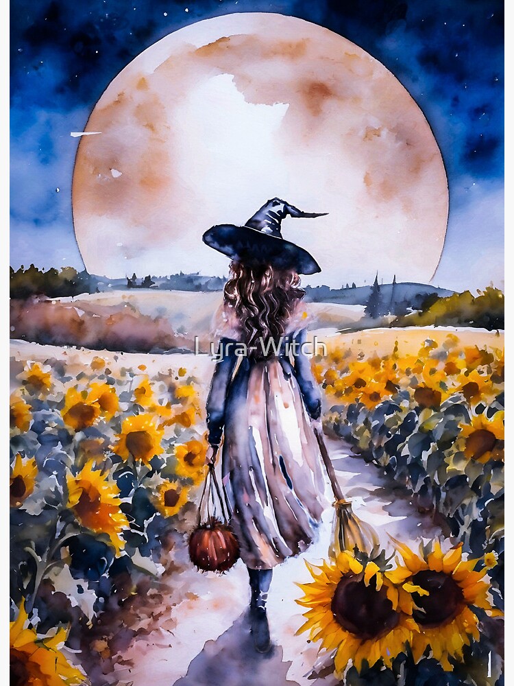 "The Harvest Moon" Art Board Print for Sale by Lyra-Witch | Redbubble