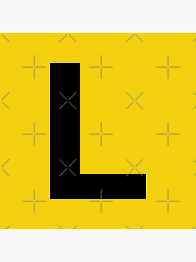 "L Plate Sign Australia And New Zealand Vector" Sticker for Sale by ...