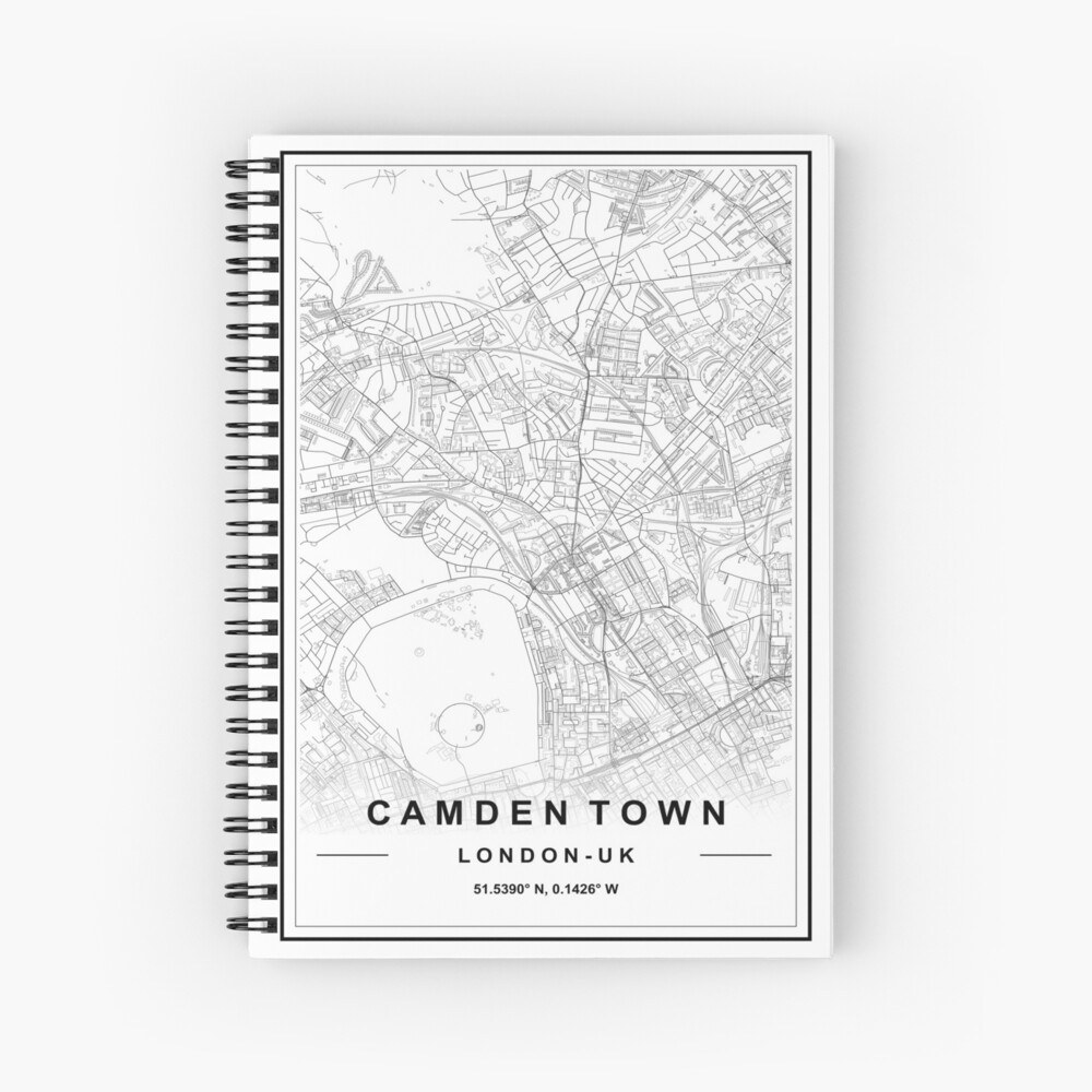 "Camden Town Map" Sticker for Sale by SHAMPAIN-ART-CO | Redbubble