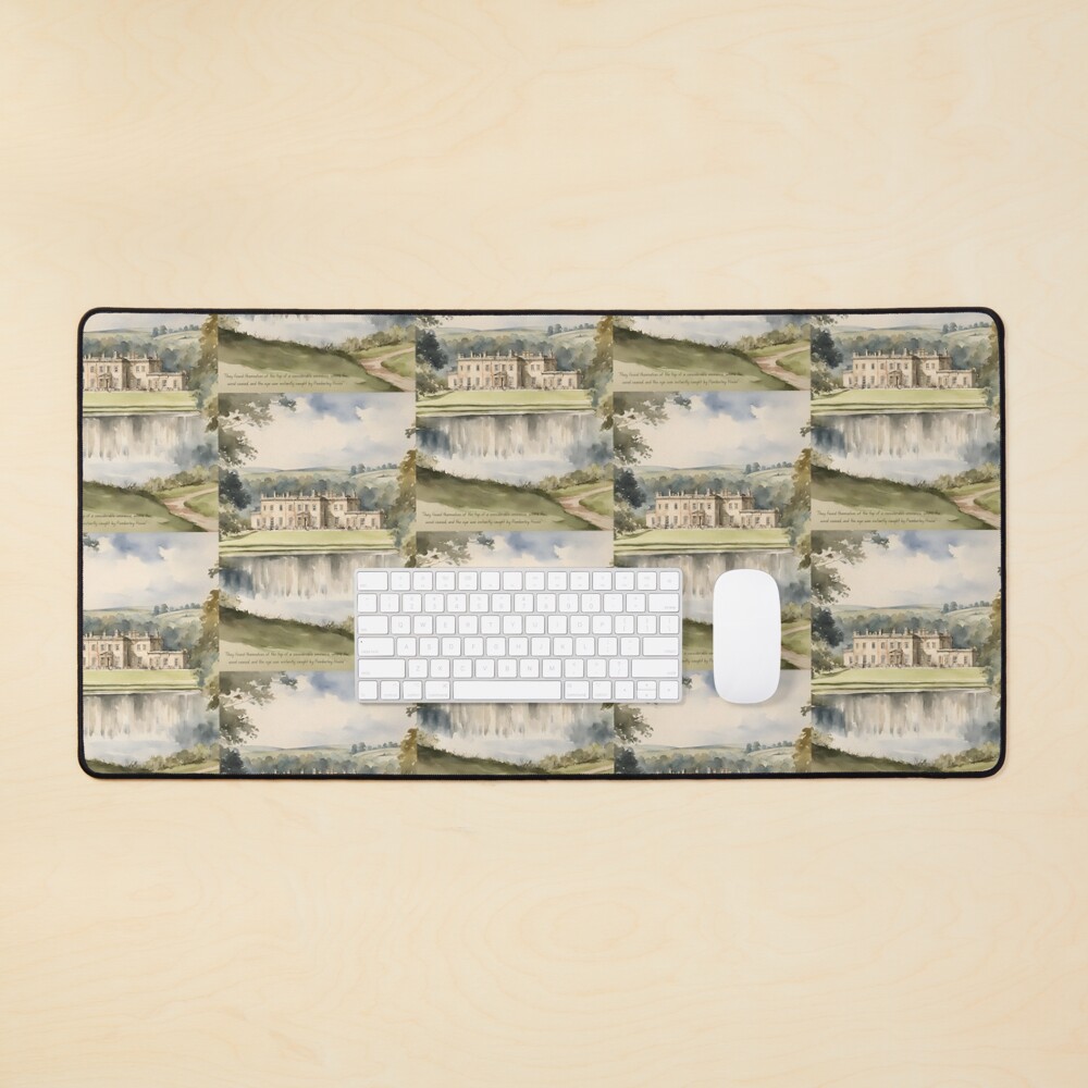 "Pride and Prejudice Pemberley Watercolour Landscape" Poster for Sale ...