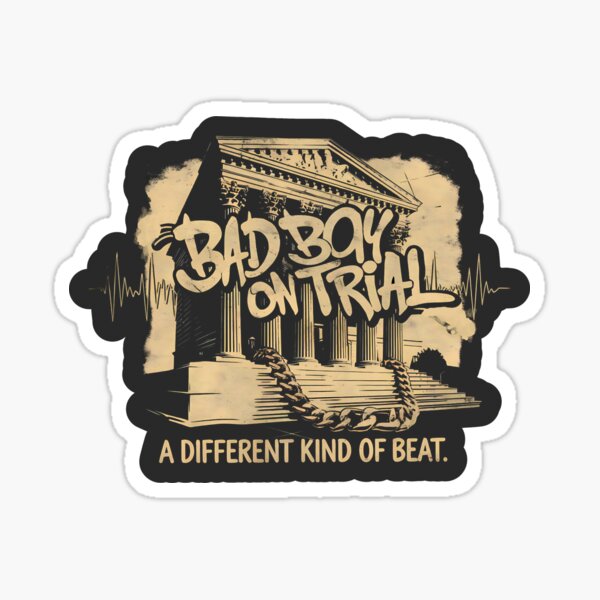 "Bad Boy Rap Trial – P Diddy Streetwear" Sticker for Sale by ...