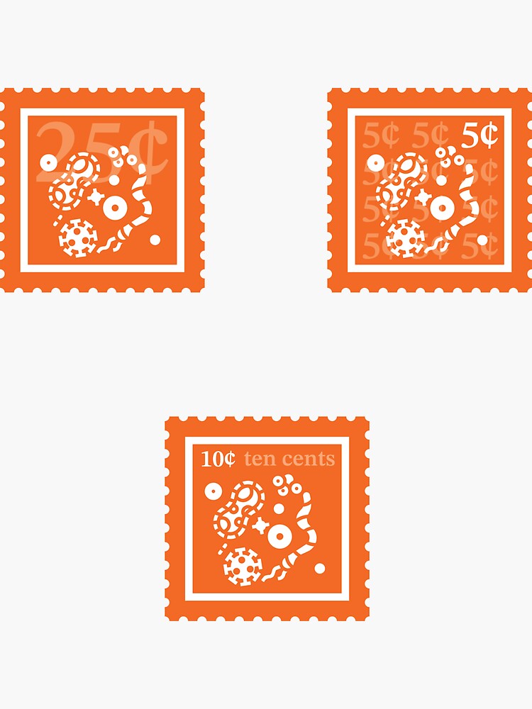 "Biology | Orange & White Stamps | College Chemistry Science Major ...