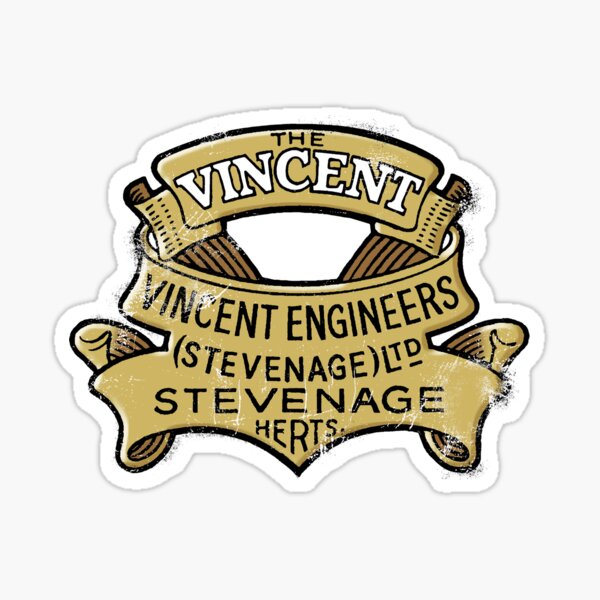 "Classic British Motorcycle Company - Vincent Engineers - Distressed ...