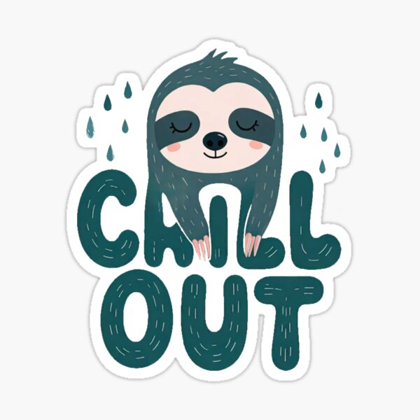 "Chill Out Cartoon Design" Sticker for Sale by MysticTints | Redbubble