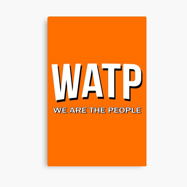 "Glasgow Rangers We Are The People WATP" Canvas Print by ...