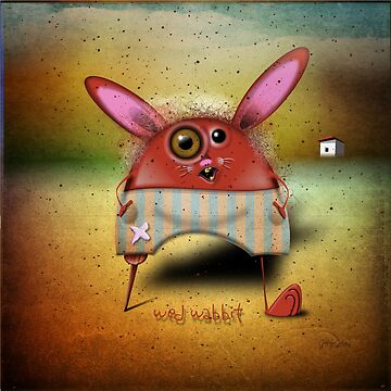 "WED WABBIT" Sticker for Sale by Jeffrey Coleson | Redbubble