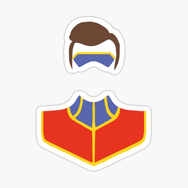 "Captain Man Silhouette - Henry Danger" Sticker for Sale by Linneke ...