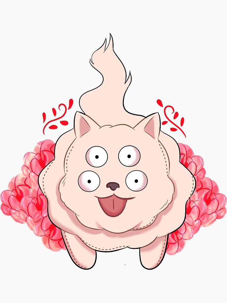 "HNK - Shiro dog " Sticker for Sale by kikokayk | Redbubble