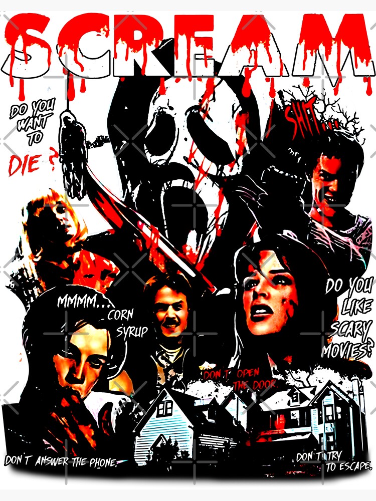 "Scream Vintage Halloween Tshirt, Scream Horror Movie Shirt, Scream ...