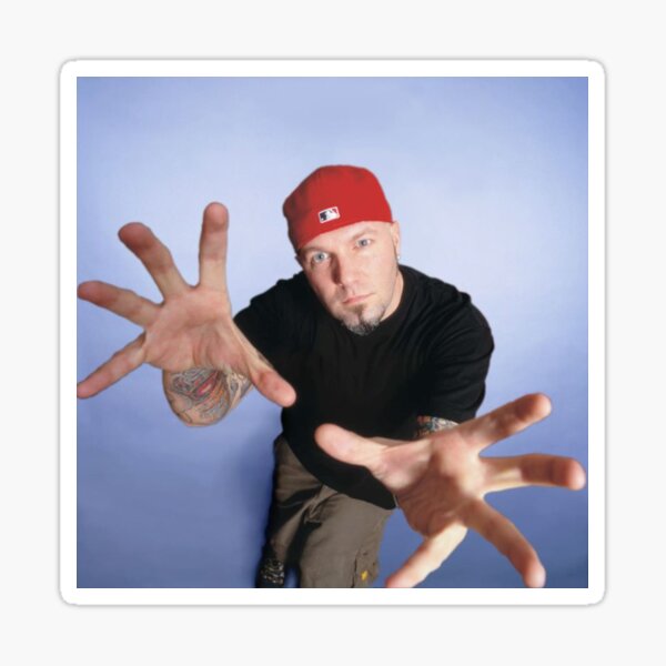 "Fred durst??" Sticker for Sale by pierrussy | Redbubble