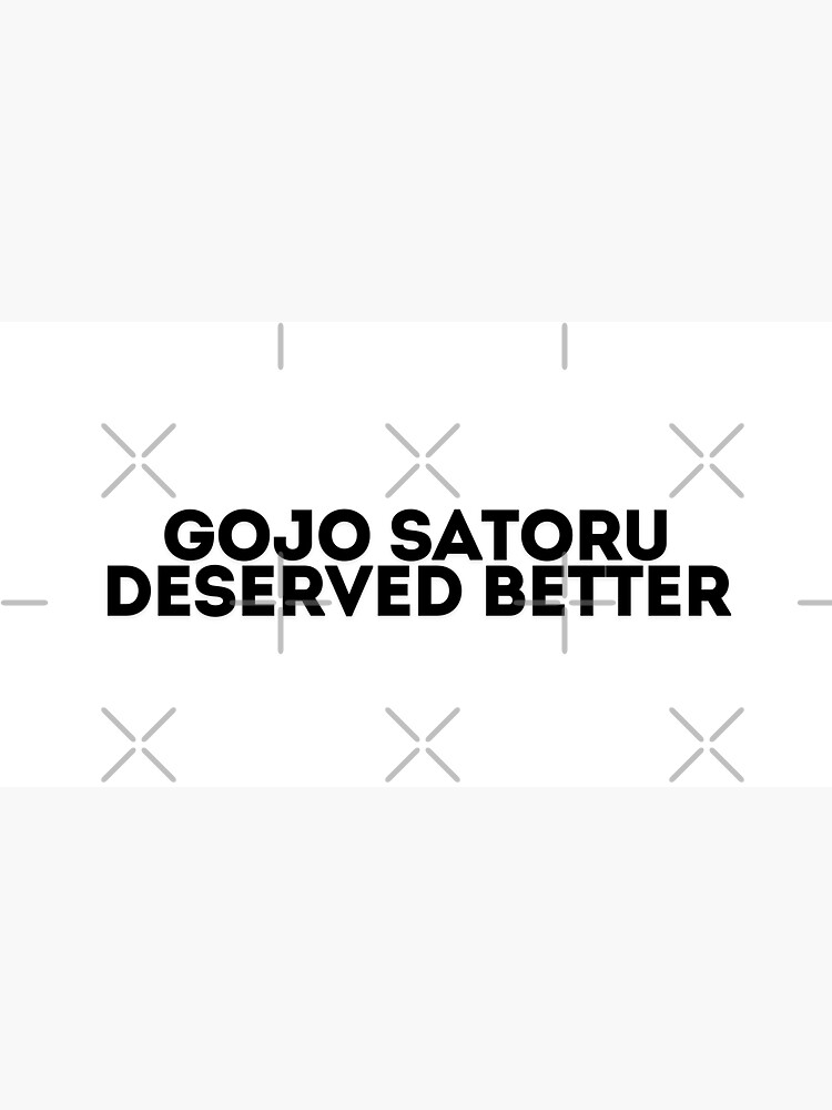 "Gojo Satoru Deserved Better | Gojo | Satoru Gojo | Jujutsu Kaisen ...
