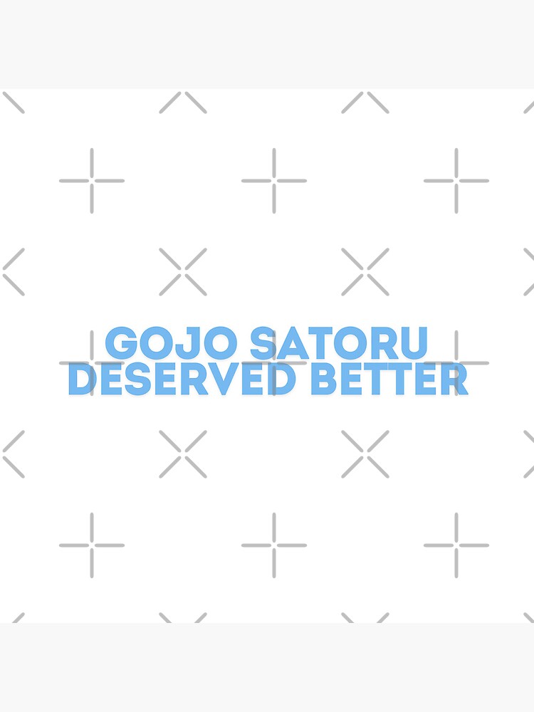 "Gojo Satoru Deserved Better | Gojo | Satoru Gojo | Jujutsu Kaisen ...