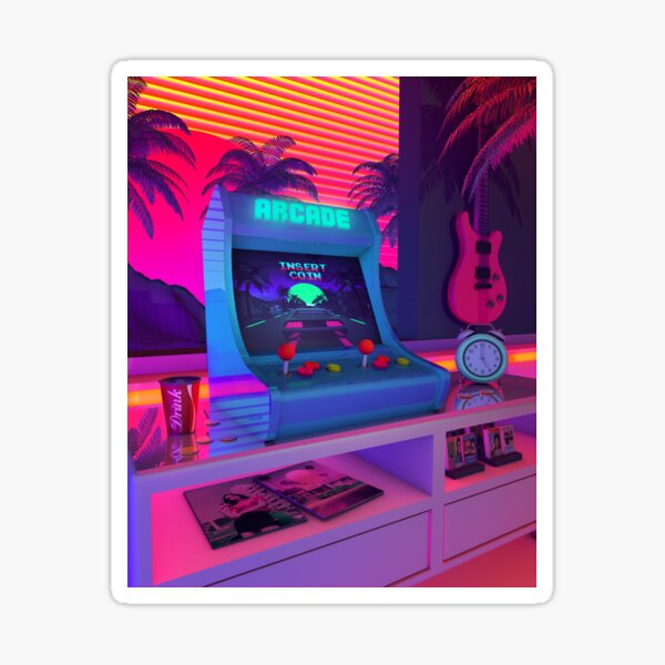 Stickers, Labels & Tags MOON PATROL Stickers Classic Video Arcade Game ...