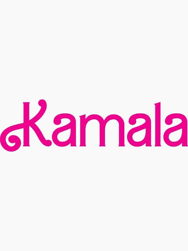"Kamala, Kamala Pink Design, Harris, Kamala 2024" Sticker for Sale by ...