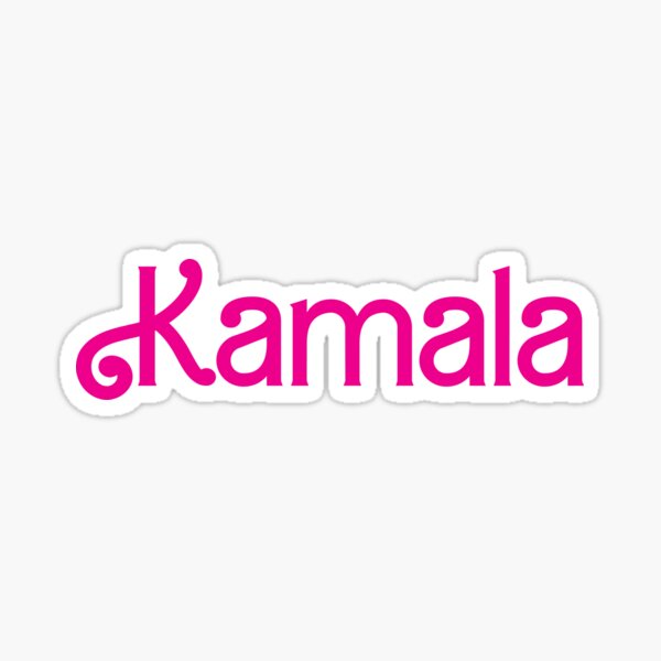 "Kamala, Kamala Pink Design, Harris, Kamala 2024" Sticker for Sale by ...
