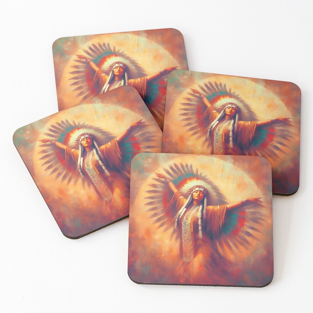 "Native American Indian Woman - She Dances " Sticker for Sale by ...