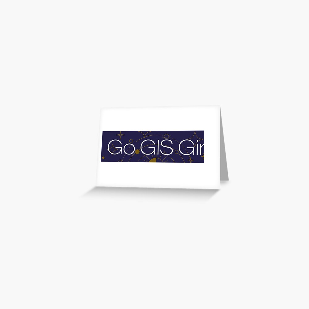 "Go GIS Girl" Sticker for Sale by issrasy | Redbubble