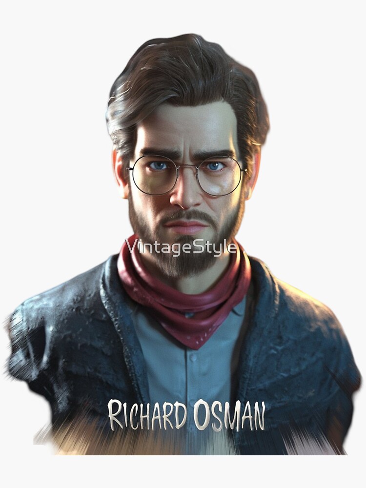"Richard Osman Sticker" Sticker for Sale by sarayoots | Redbubble