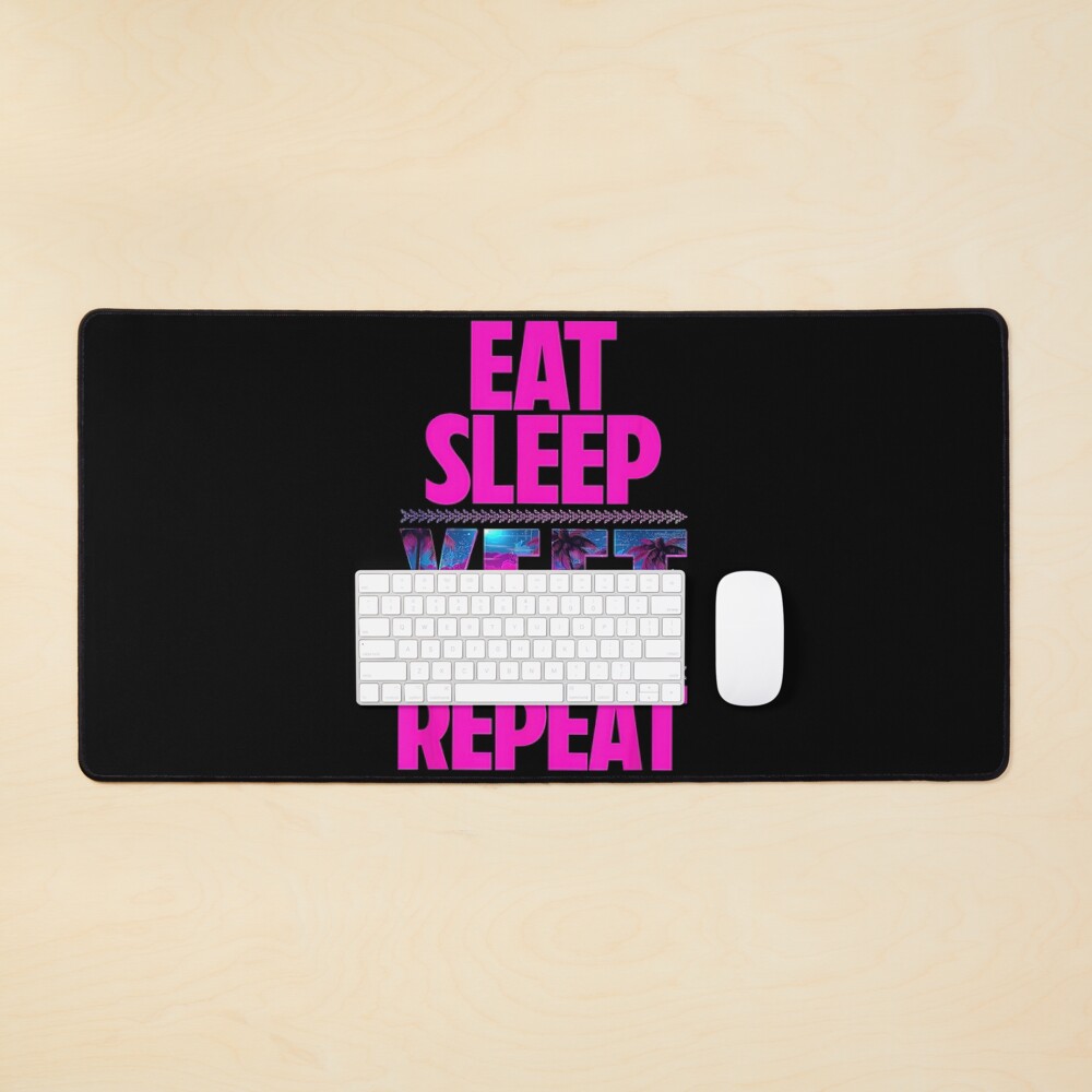 "Eat Sleep Yeet Repeat Pink Ver" Sticker for Sale by FreshHub9 | Redbubble