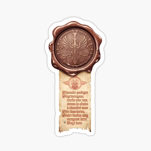 "Purity seal" Sticker for Sale by Dilwish5 | Redbubble