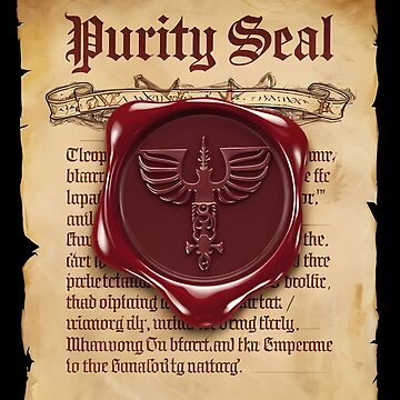 "Purity seal" Sticker for Sale by Dilwish5 | Redbubble