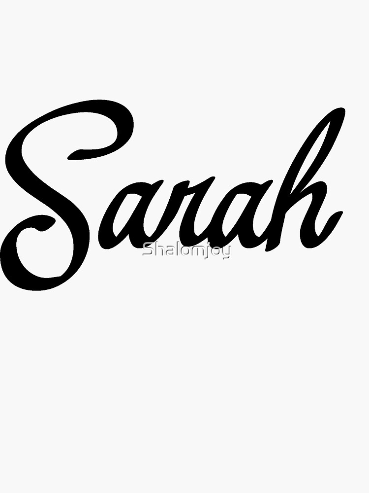 Sarah Name Tattoo Designs