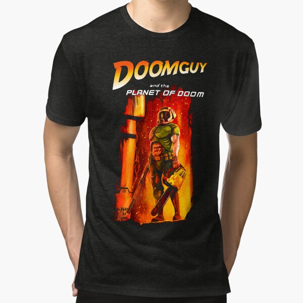 "Doomguy in the Planet of Doom" T-shirt by DemonigoteCamis | Redbubble