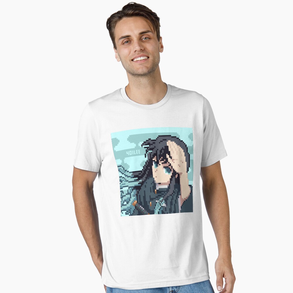 "Muichiro Tokito Kimetsu No Yaiba Pixel Art" Sticker for Sale by 401 ...