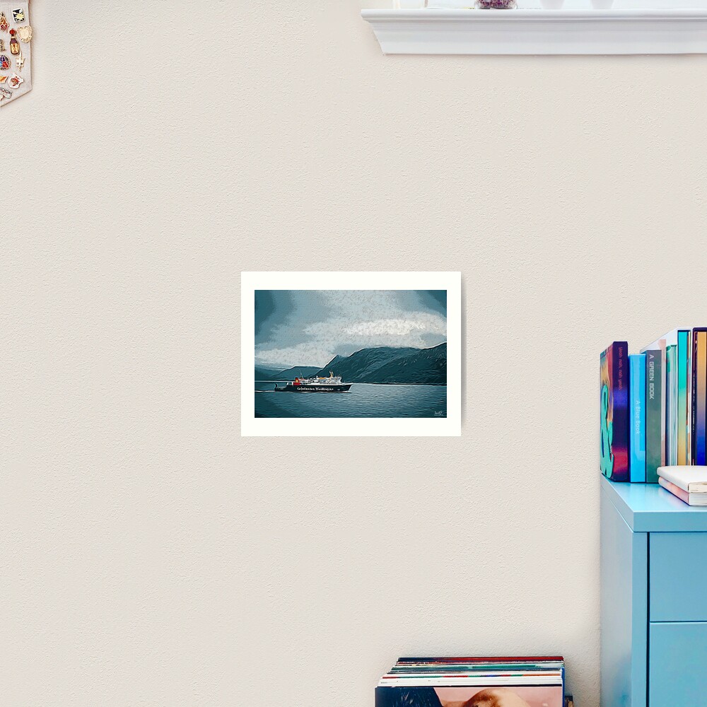 "Caledonian MacBrayne Ferry off Mallaig" Sticker for Sale by ...