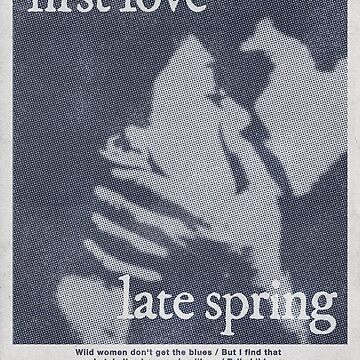 "First Love Late Spring" Sticker for Sale by lgsketches | Redbubble