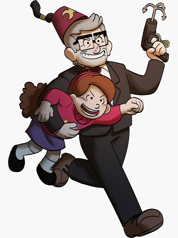 "Chaos Pines- Mabel Pines and Stanley Pines" Sticker for Sale by ...