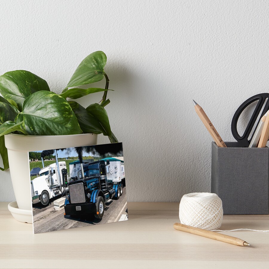 "Lalone vs Eagleson loaded big rig racing wheelies" Sticker for Sale by ...