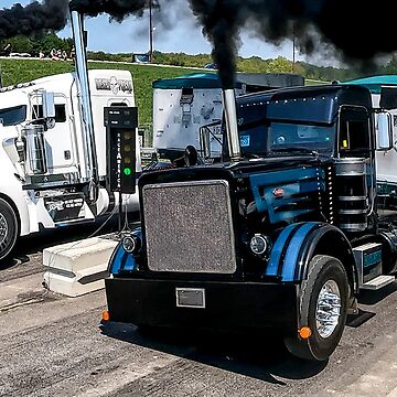 "Lalone vs Eagleson loaded big rig racing wheelies" Sticker for Sale by ...