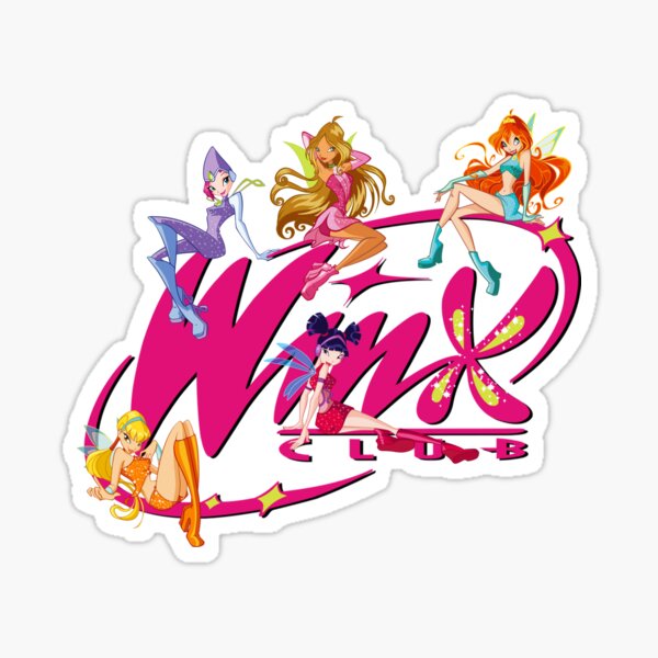 "Totally Winx Club" Sticker for Sale by Marco Bottiglieri | Redbubble