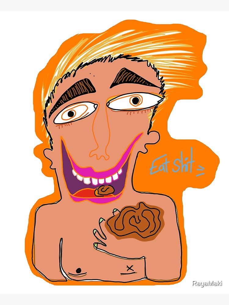 "Eat shit- Arabic curse word " Poster by RayaMaki | Redbubble