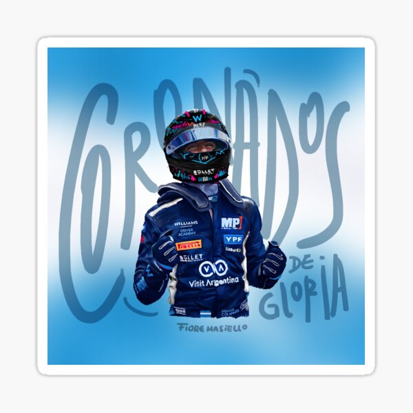 "Franco Colapinto - Crowned with glory" Sticker by FioreMasiello8 ...