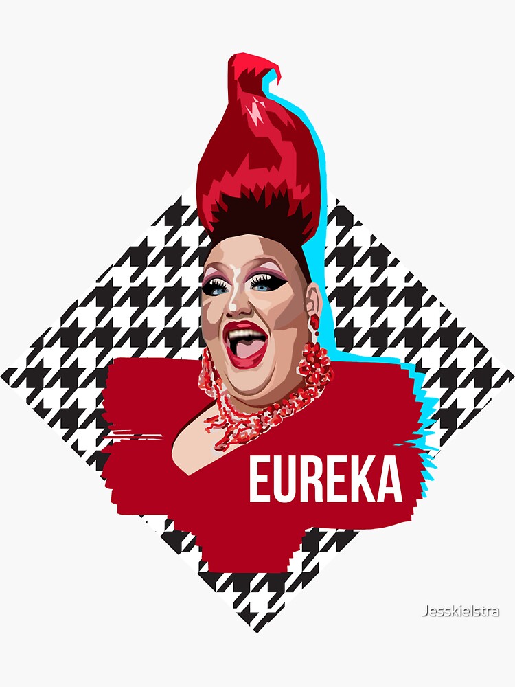 "Eureka RPDR inspired design" Sticker for Sale by Jesskielstra | Redbubble