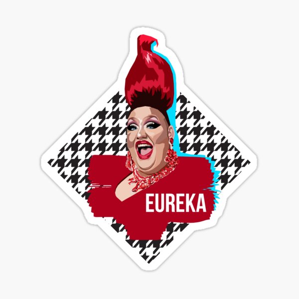 "Eureka RPDR inspired design" Sticker for Sale by Jesskielstra | Redbubble
